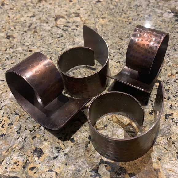 Pier 1 | Dining | Pier One Brasslike Napkin Rings 2 | Poshmark